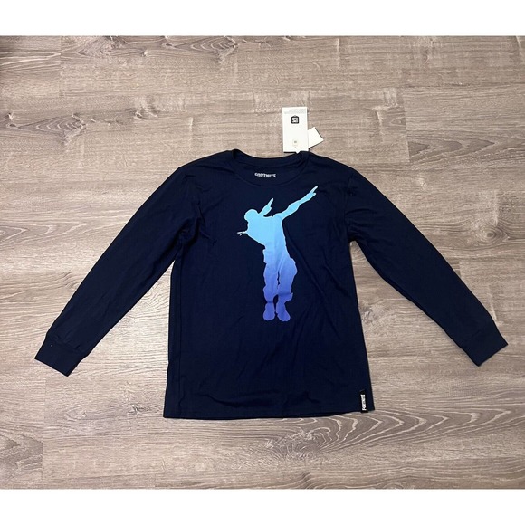 Fortnite | Shirts & Tops | Fornite Navy T Shirt Kids Size 416 Long ...